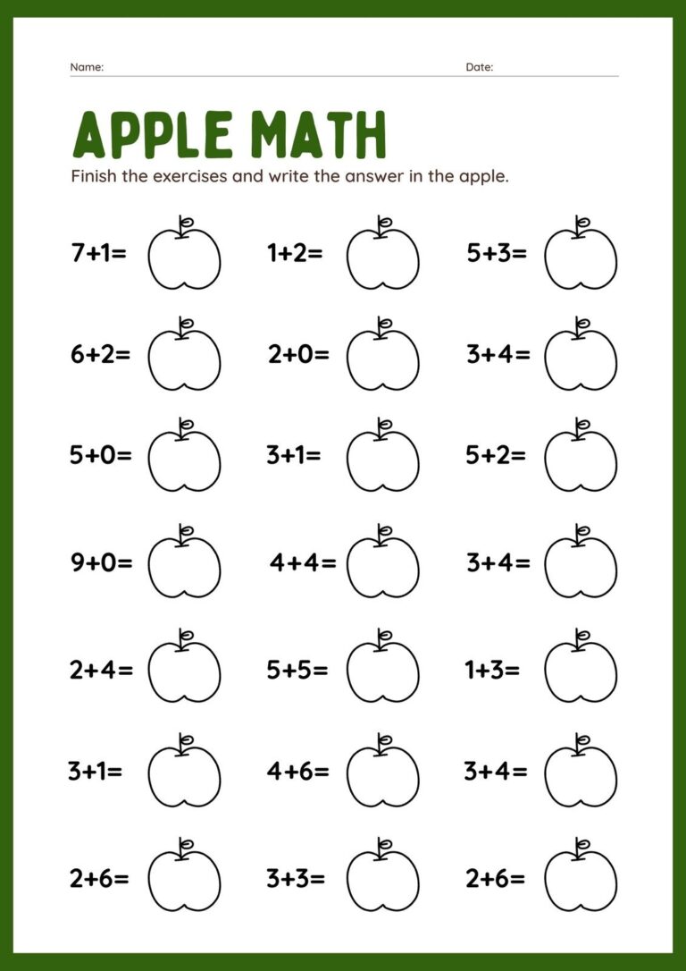 First Grade Math Worksheet Free Printable - Printable Math Worksheets