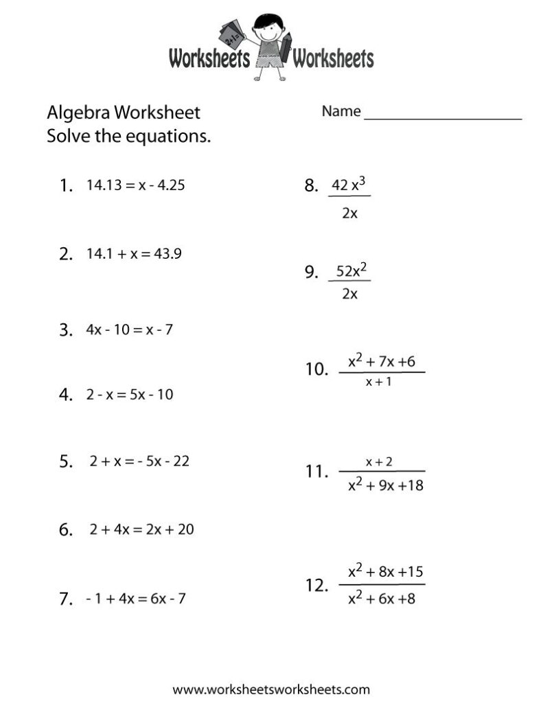 Ged Math Worksheets Pdf Free Printable - Printable Math Worksheets