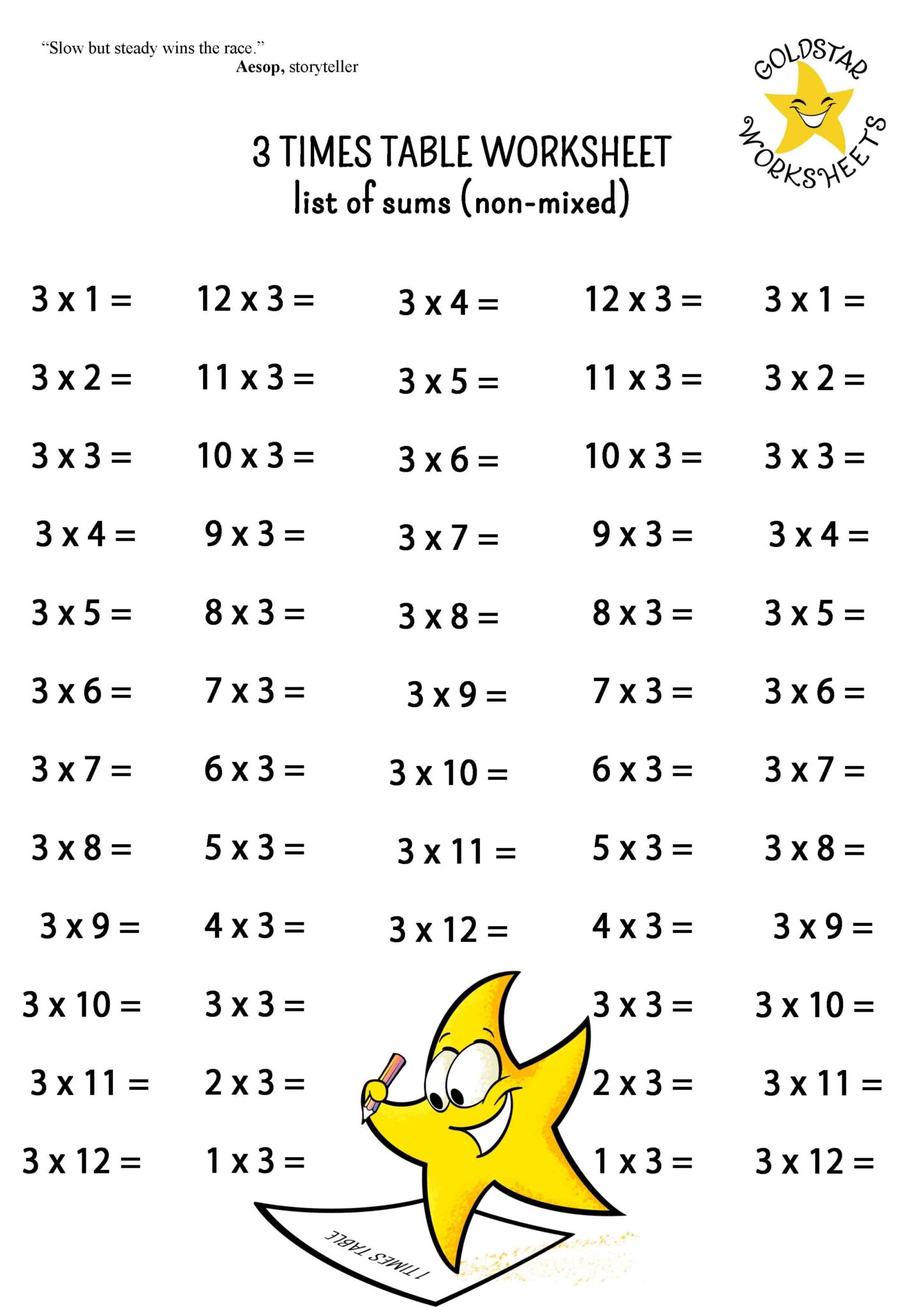 Free Printable Mixed Multiplication Worksheets - Printable Math Worksheets