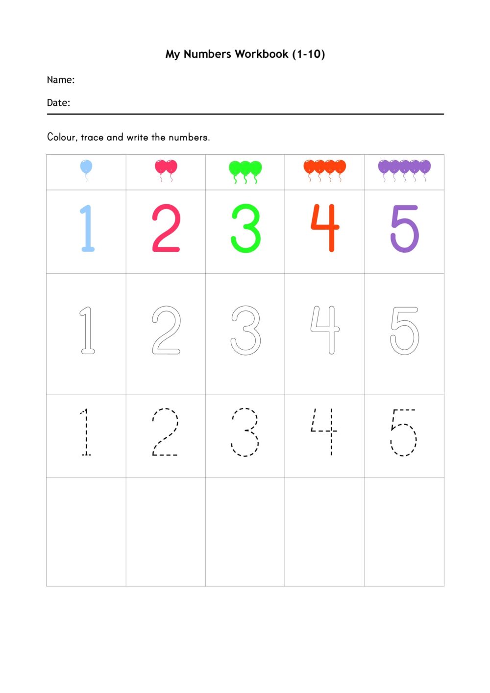 Reception Maths Worksheets Free Printable - Printable Math Worksheets