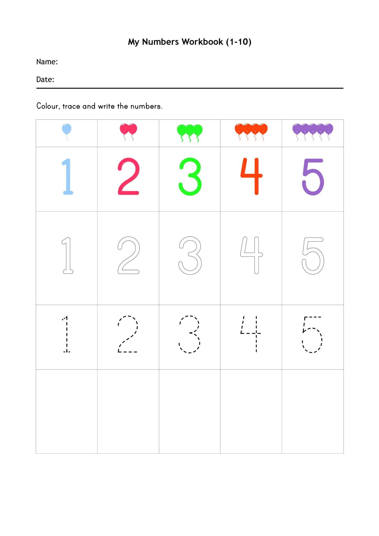 Reception Maths Worksheets Free Printable - Printable Math Worksheets