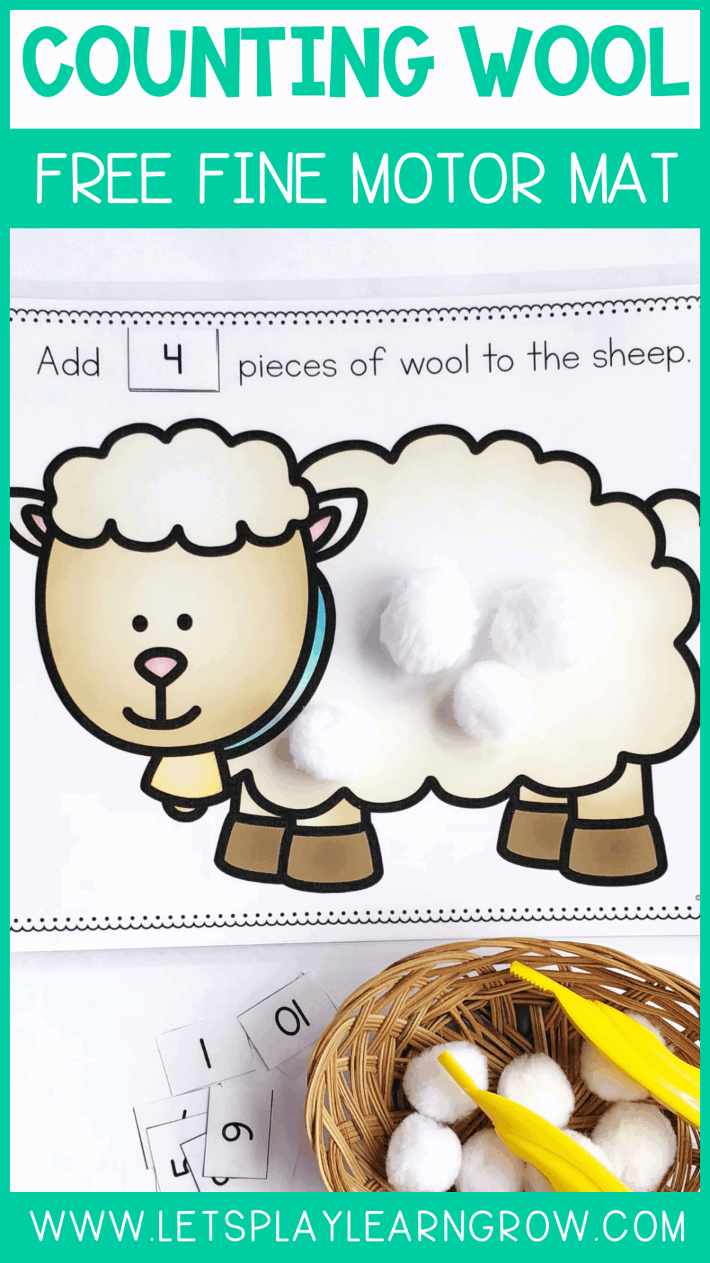 Preschool Sheeps Math Printable - Printable Math Worksheets